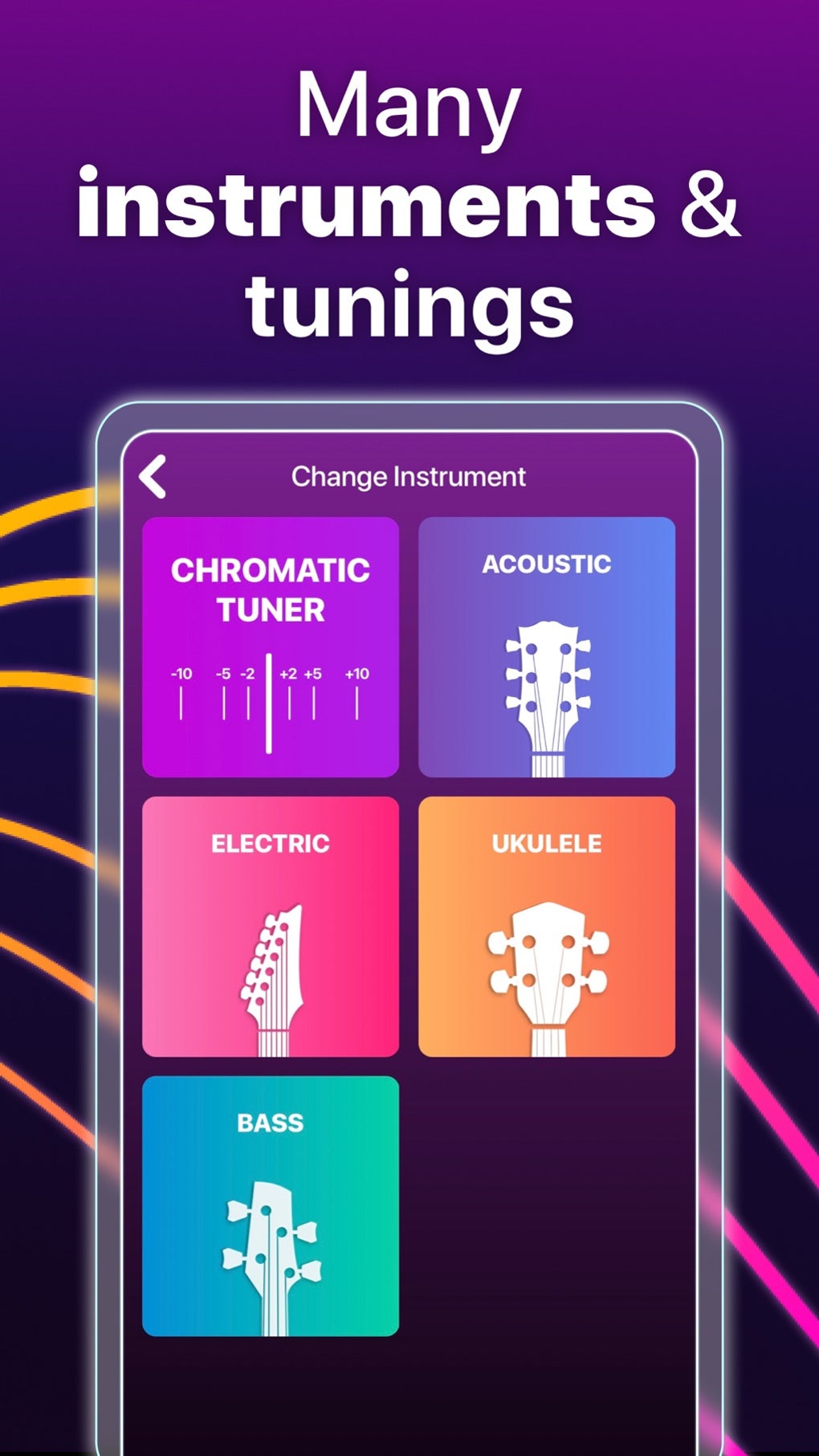 Simply Tune- Guitar Tuner para iPhone - Descargar