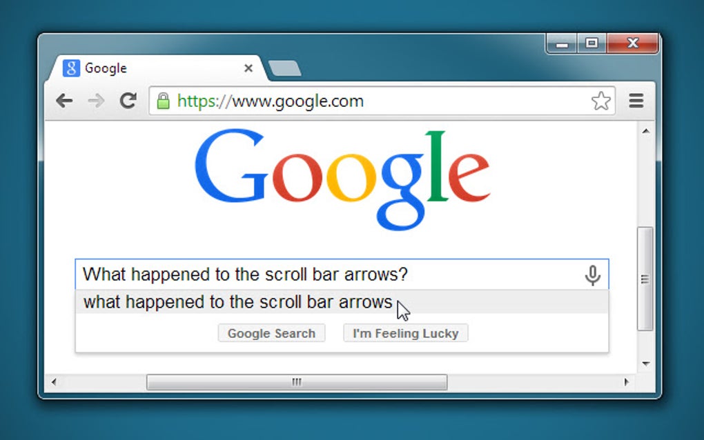Win7 Scrollbars for Google Chrome - Extension Download