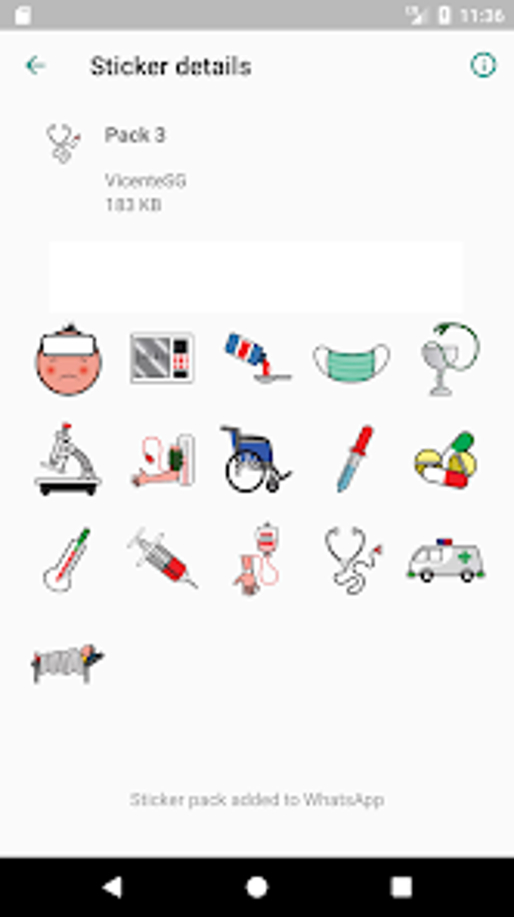 Medicine stickers for Android - Download