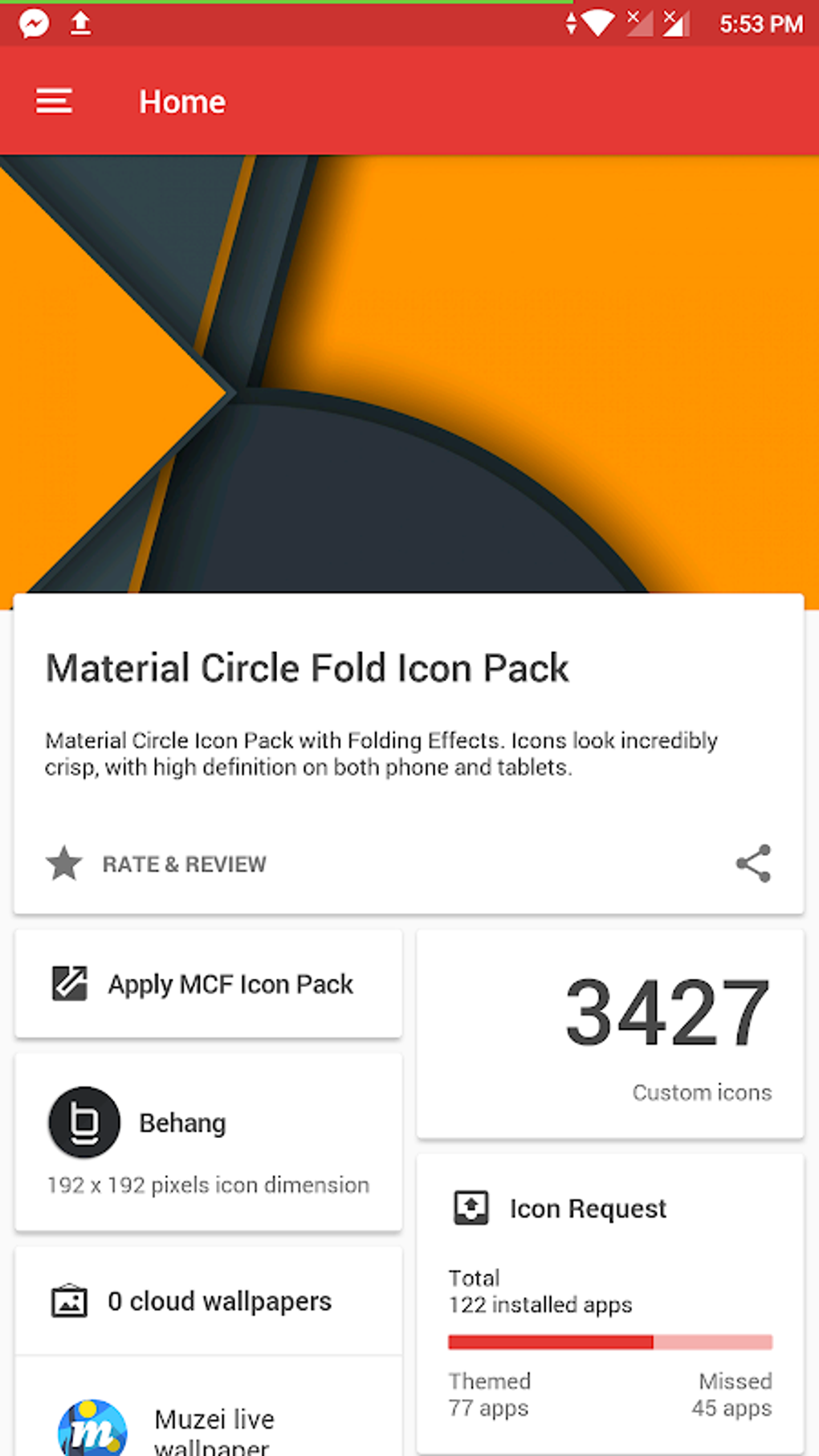 MCF - Material Icon Pack APK для Android — Скачать