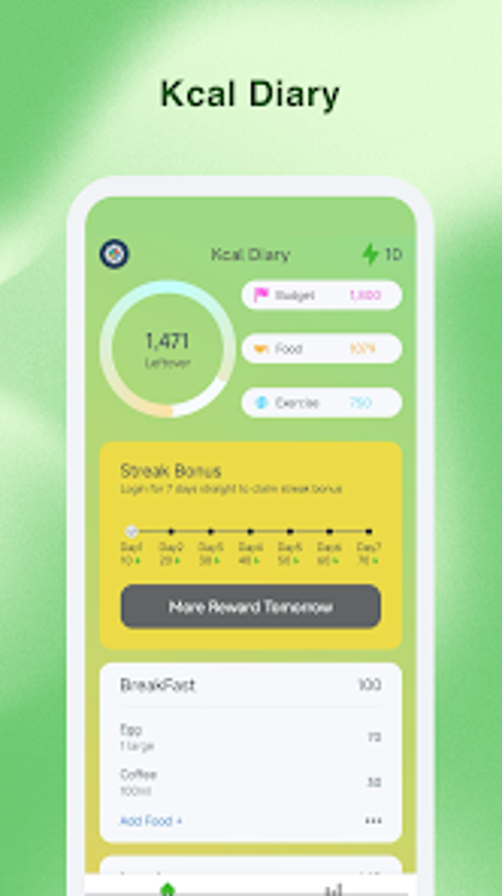 Android 용 Kcal Diary - 다운로드