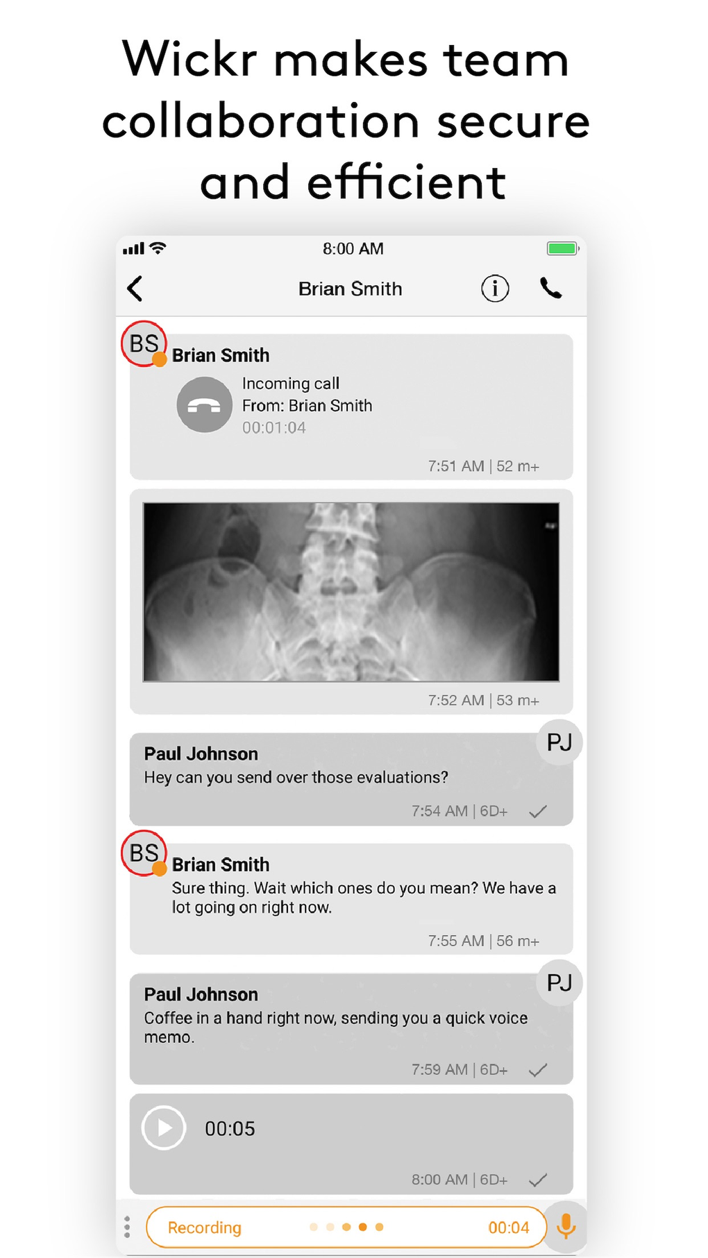 Wickr Enterprise for iPhone - Download