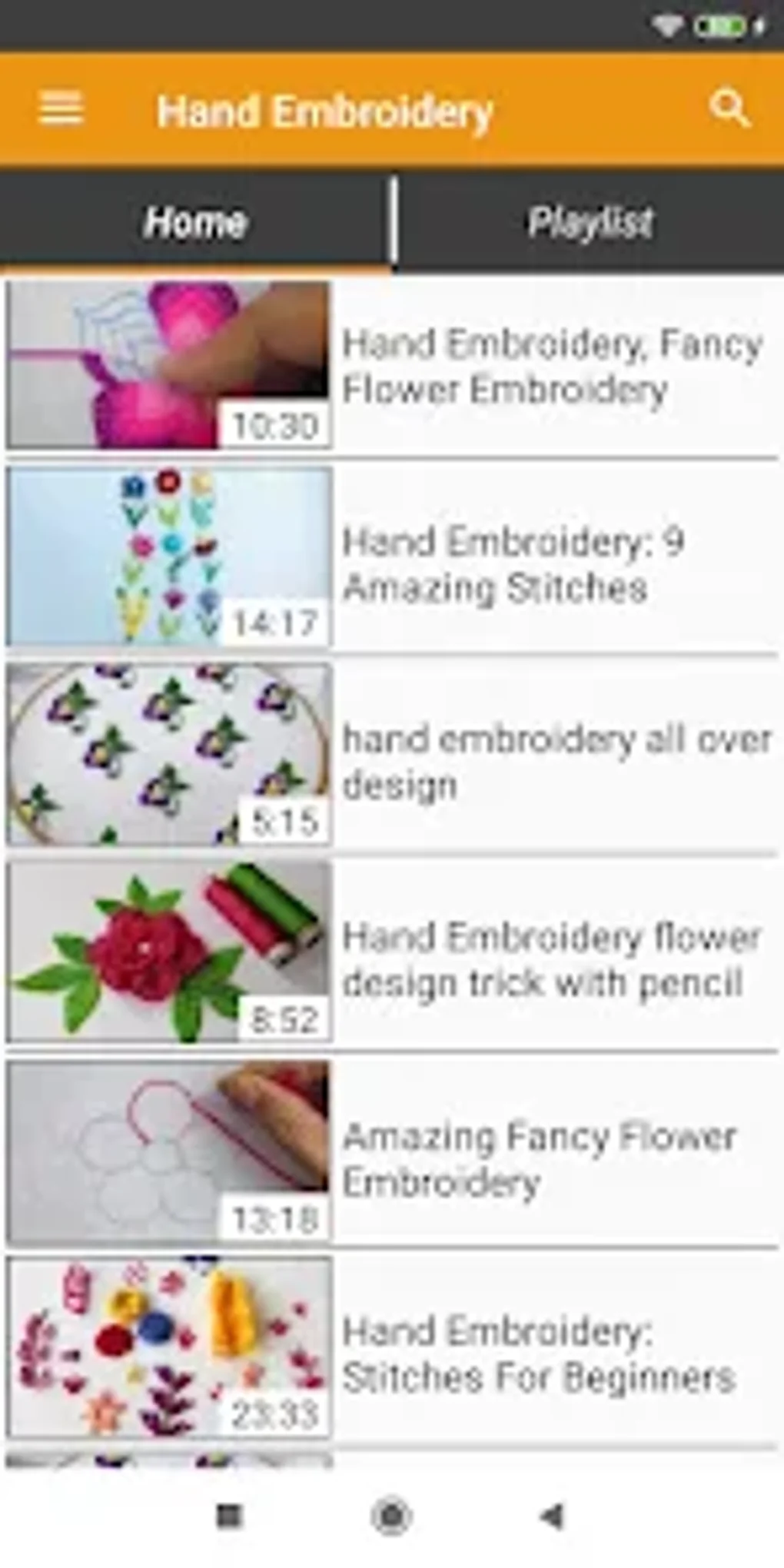 Hand Embroidery Design Videos for Android - Download