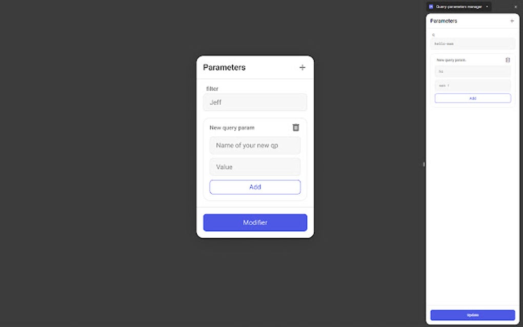 Query-parameters manager for Google Chrome - Extension Download Query-parameters manager for Google Chrome - Extension Download