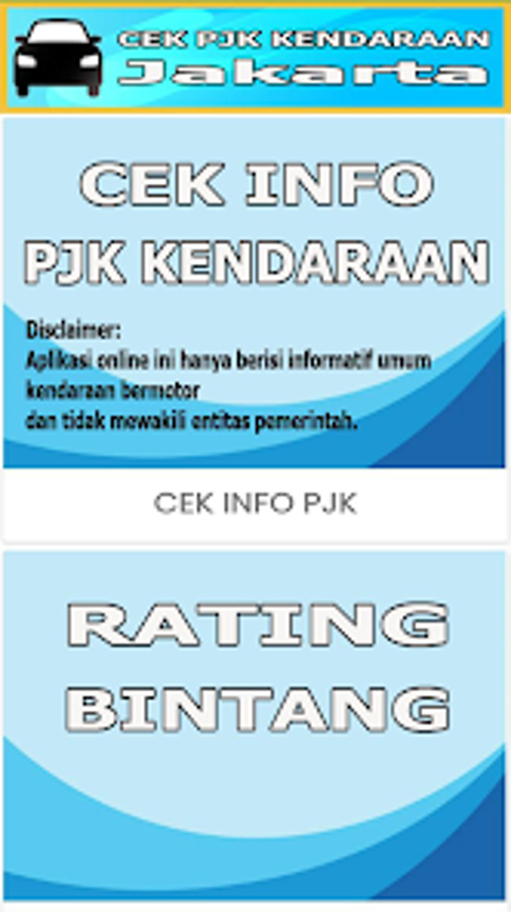 Cek Pjk Kendaraan Jakarta para Android - Descargar