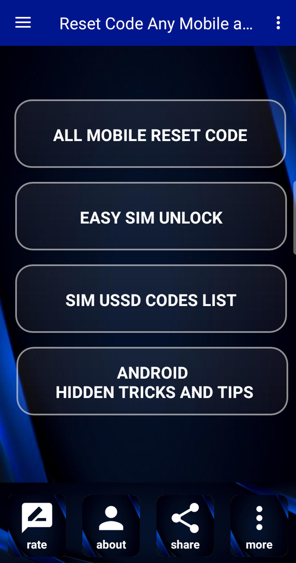 Reset Code Any Mobile and Sim Unlock Guide APK for Android - Download Reset Code Any Mobile and Sim Unlock Guide APK for Android - Download