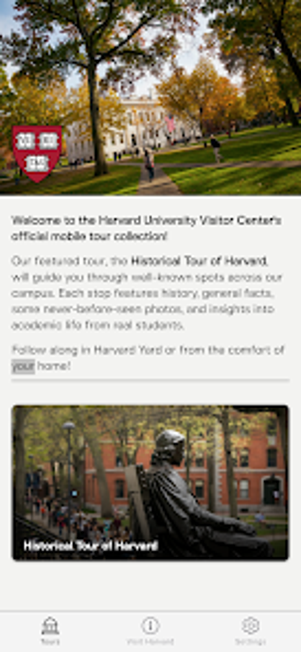 Visit Harvard para Android - Download