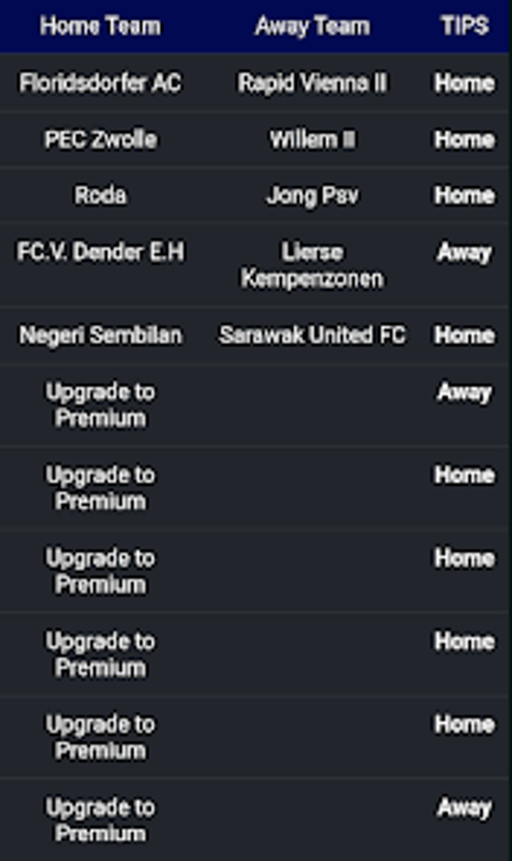 Correct Score tips สำหรับ Android - ดาวน์โหลด Correct Score tips สำหรับ Android - ดาวน์โหลด