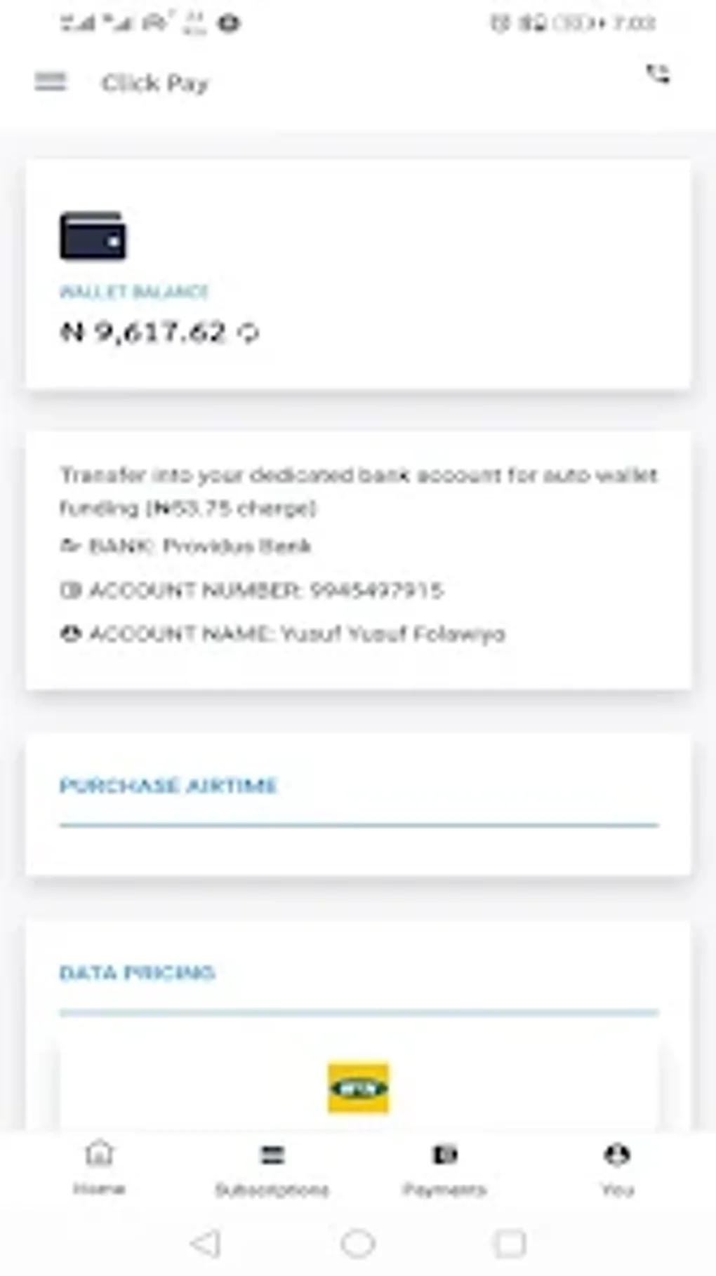 ClickPay Cheap Data and Utilit for Android - Download