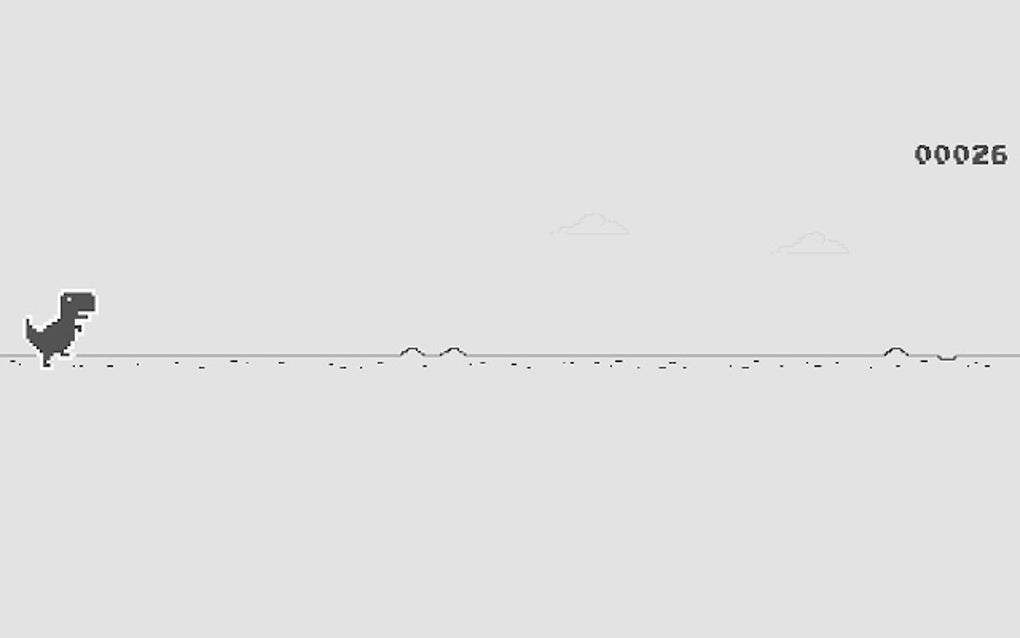 Running dinosaur game para Google Chrome - Extensión Descargar
