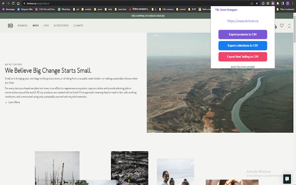 TBL Ecom Scraper for Google Chrome - Extension Download