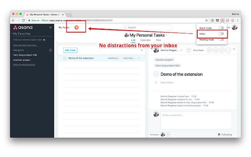 Asana Productivity Hacks for Google Chrome - Extension Download