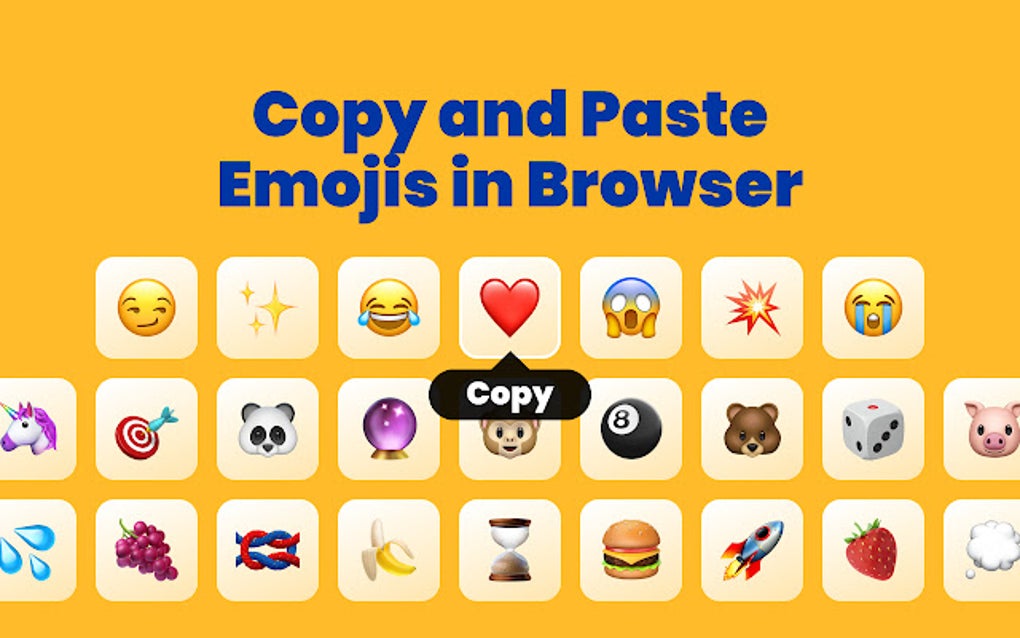 Emoji Widget para Google Chrome - Extensión Descargar