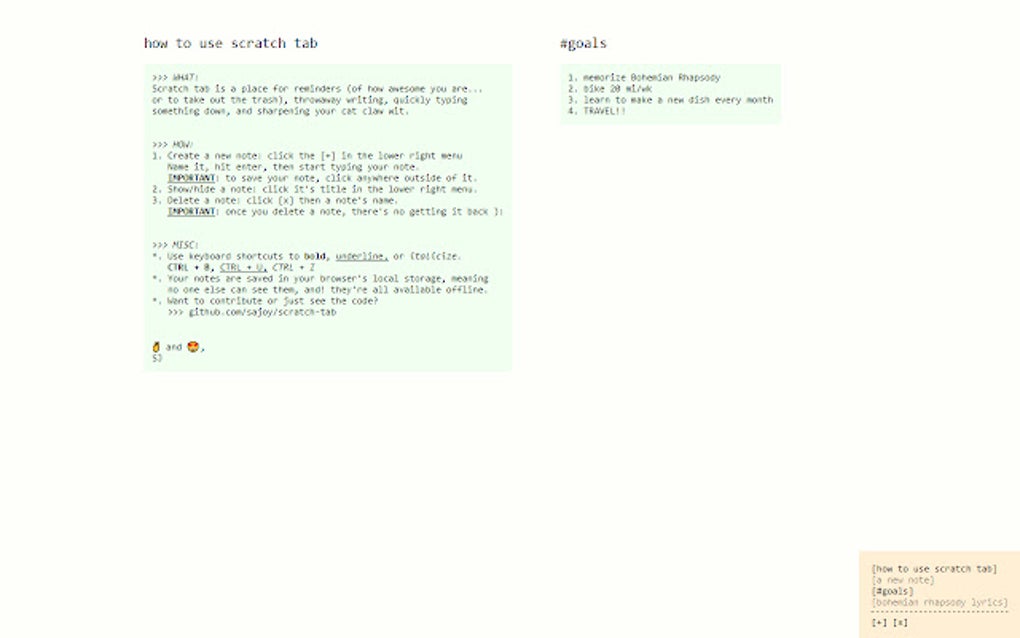 scratch tab for Google Chrome - Extension Download scratch tab for Google Chrome - Extension Download