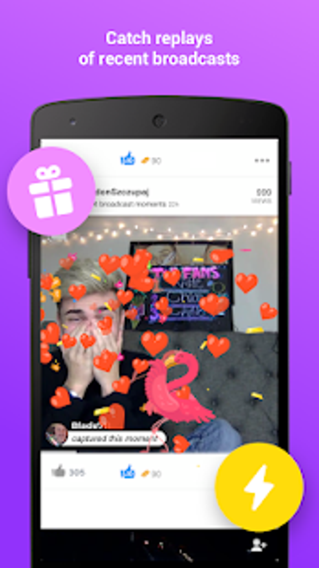 Android için YouNow: Live Stream Video Chat - Go Live APK - İndir