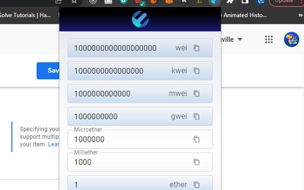 ETHC para Google Chrome - Extensión Descargar