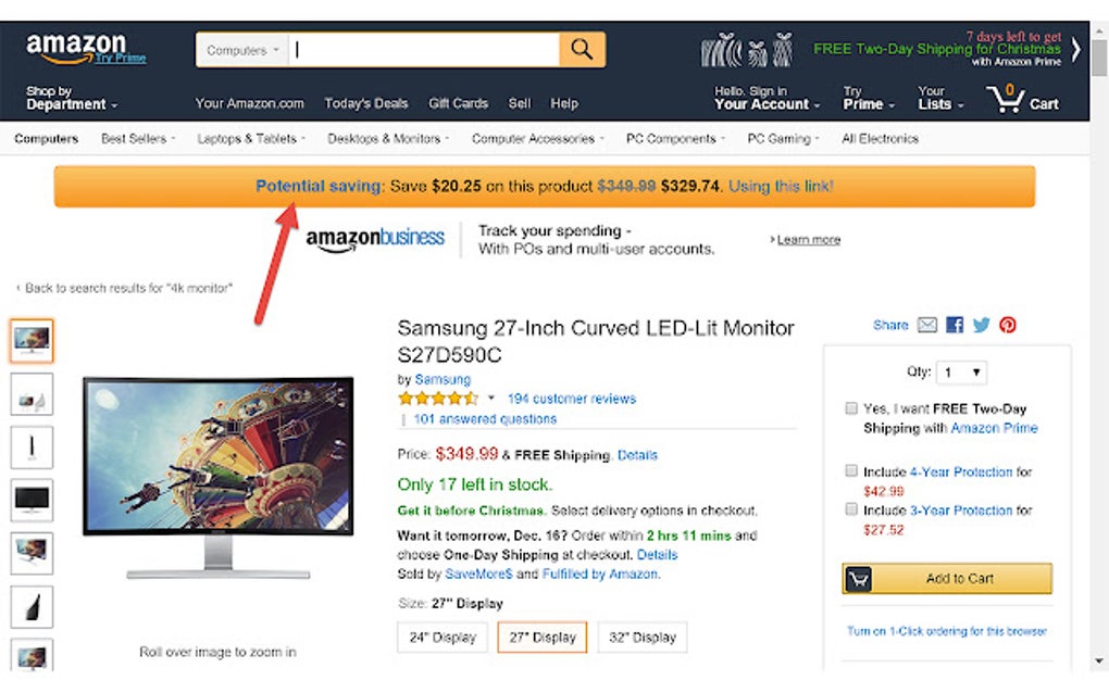 Amazon Price and Review check for Google Chrome - Extension Download