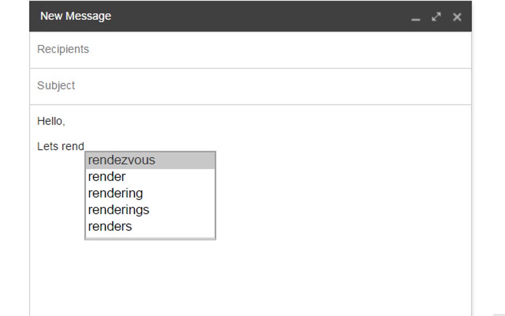 Easy Mail: Word suggestions drafting emails Google Chrome 용 - 확장 프로그램 다운로드
