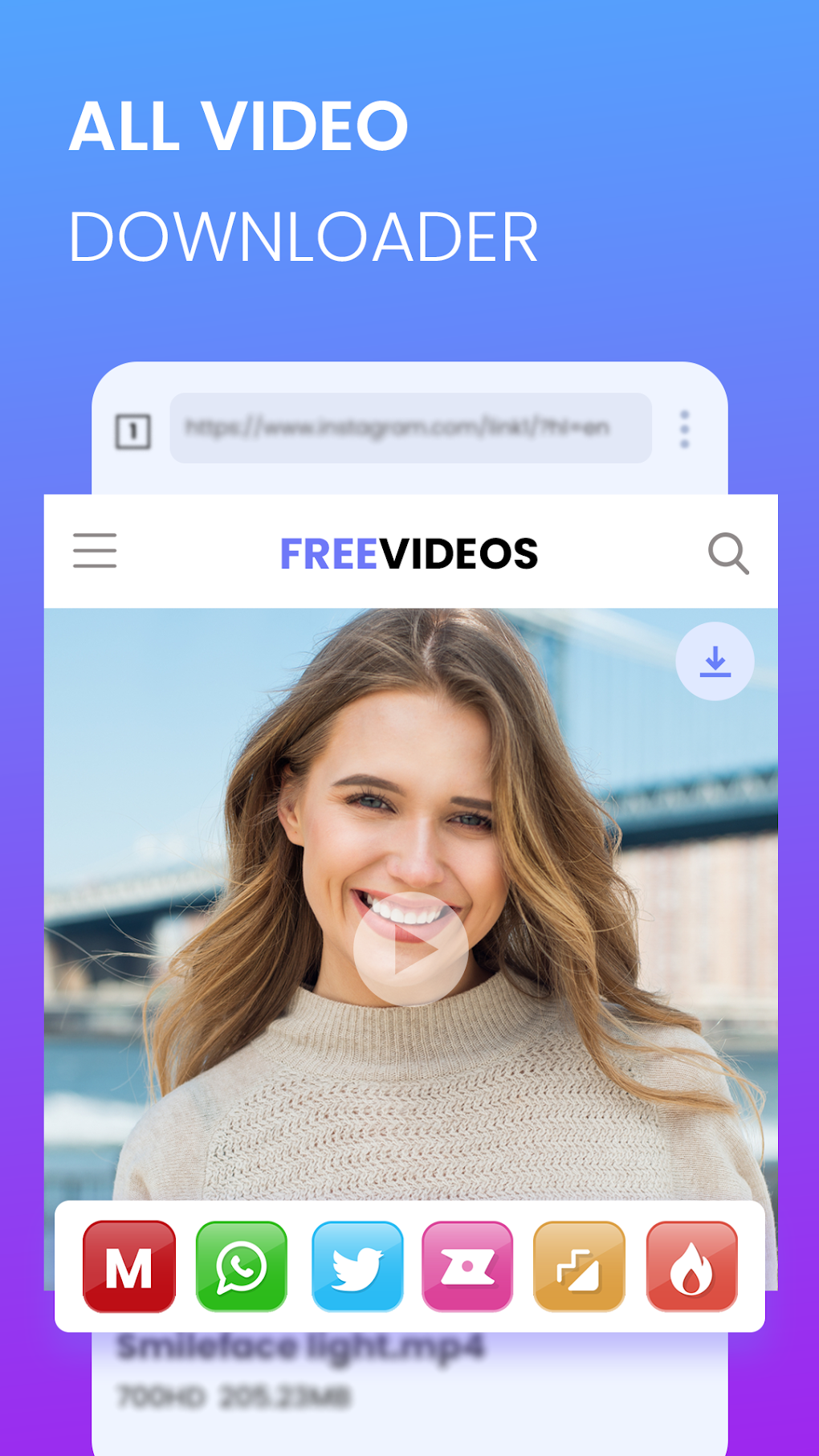 Real Video Player Downloader para Android - Descargar
