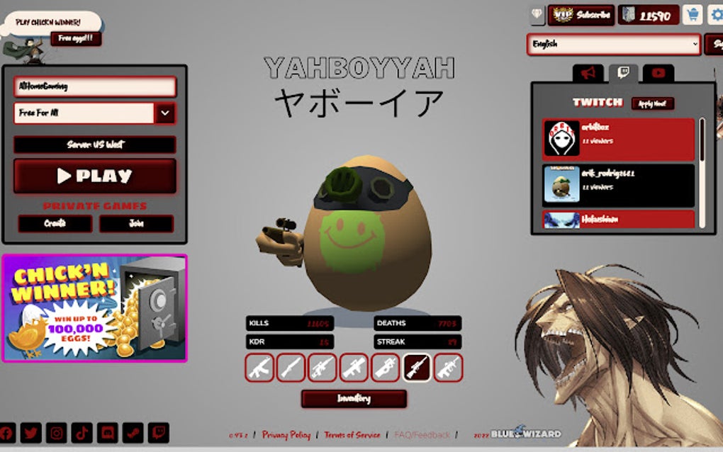 Yahboyyah | Shell Shockers Theme for Google Chrome - Extension Download