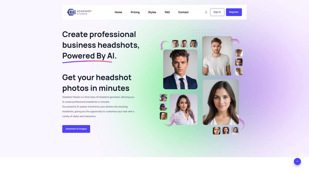 Headshot Studio for AI Image generator & editor: review, features & use ...
