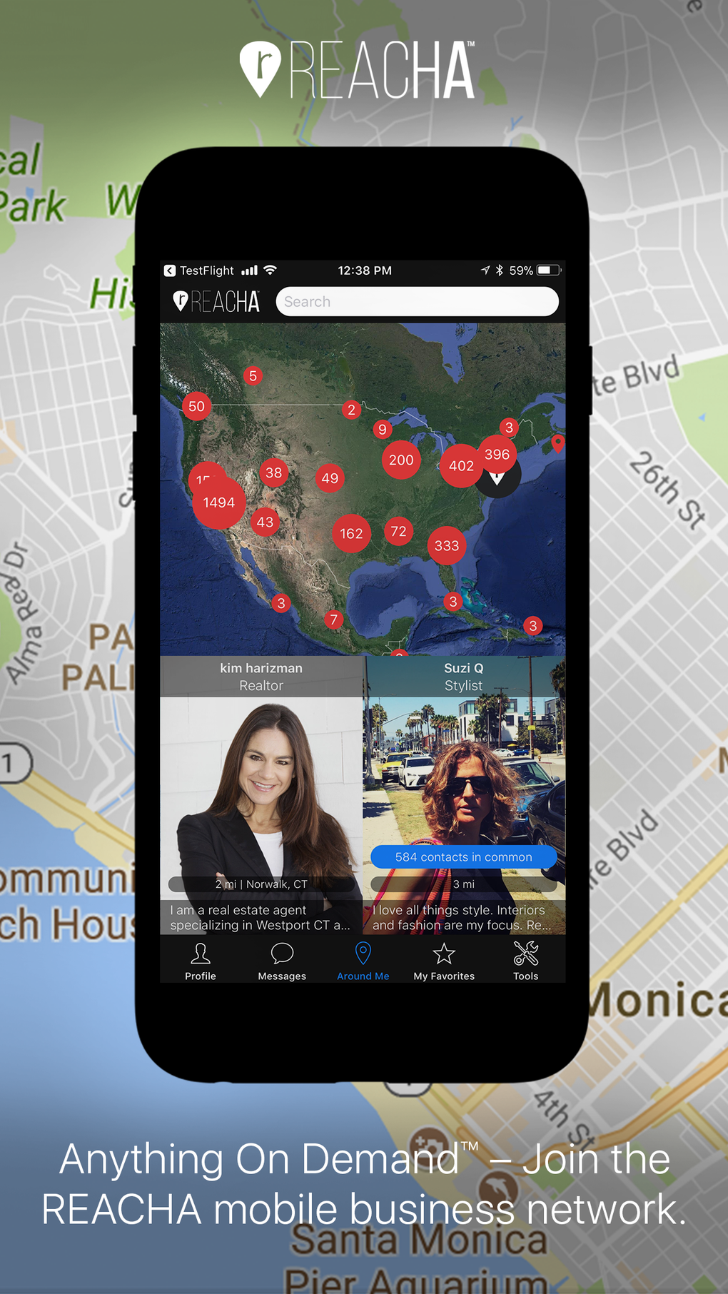 REACHA - Anything On Demand para iPhone - Download