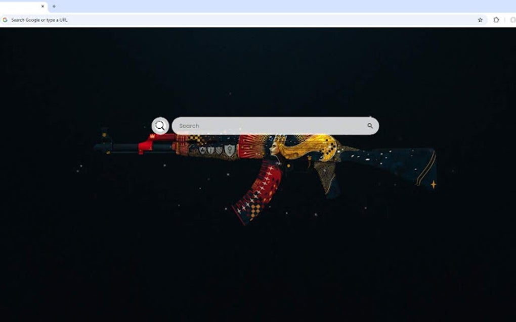 AK47 - Cs Go Live Wallpaper for Google Chrome - Extension Download