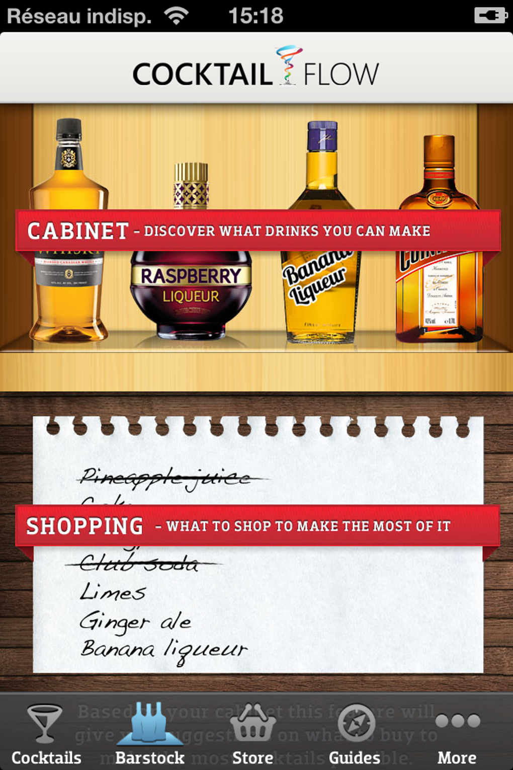 Cocktail Flow pour iPhone - Télécharger