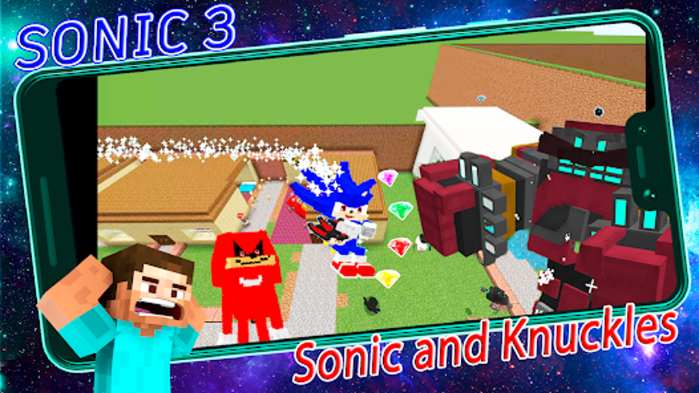 Sonic The Hedgehog 3 Minecraft para Android - Descargar