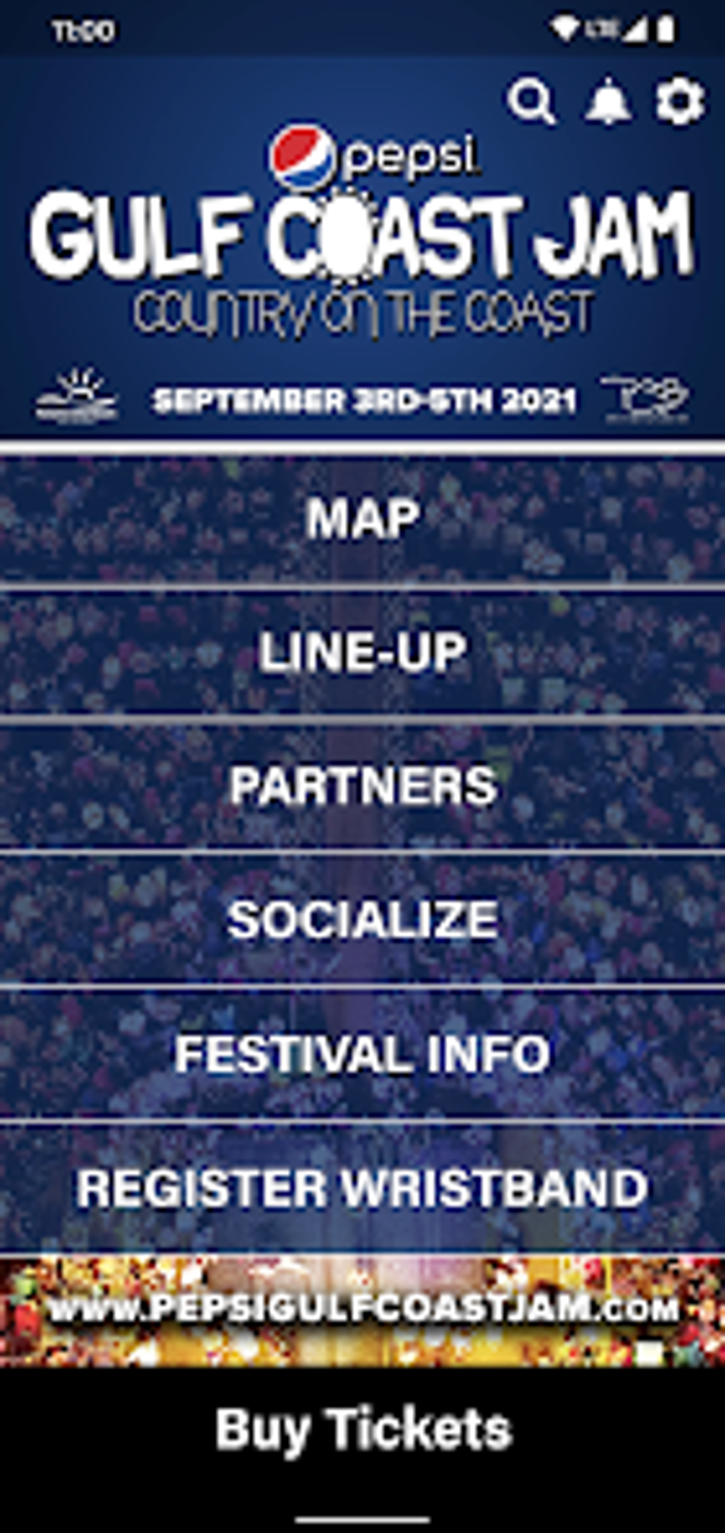 Pepsi Gulf Coast Jam para Android - Descargar