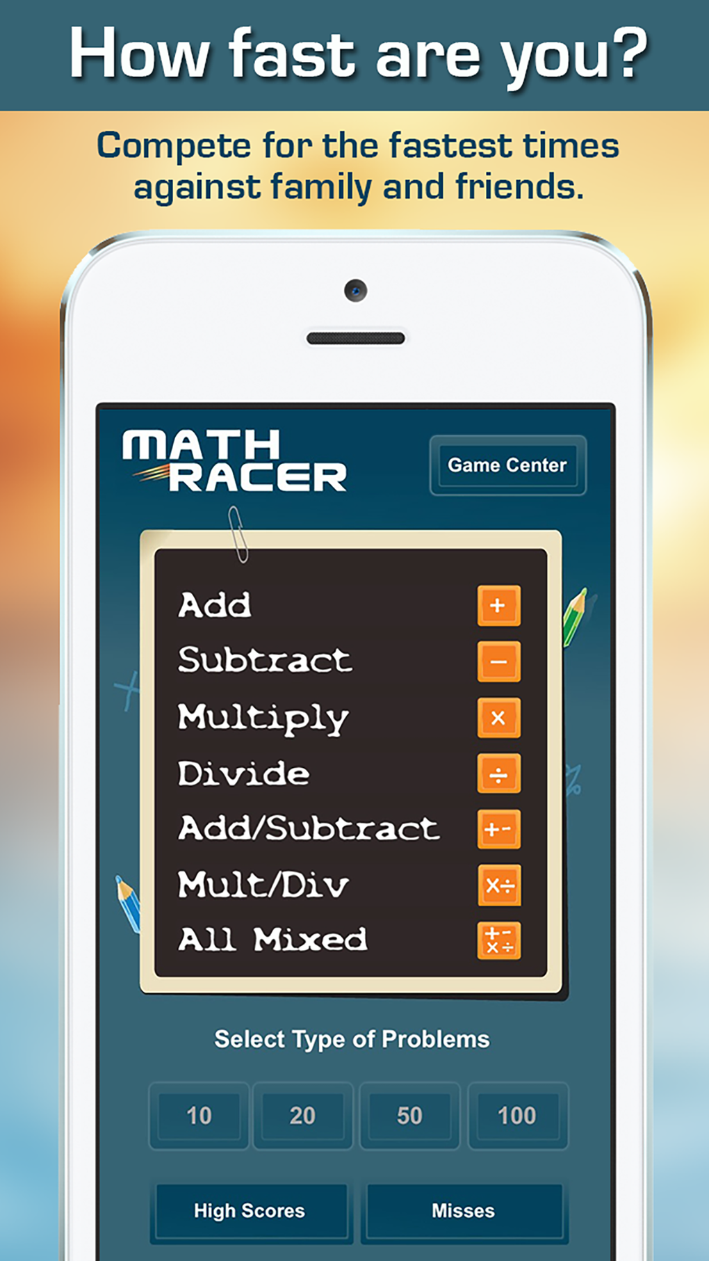 Math Racer Deluxe para iPhone - Descargar