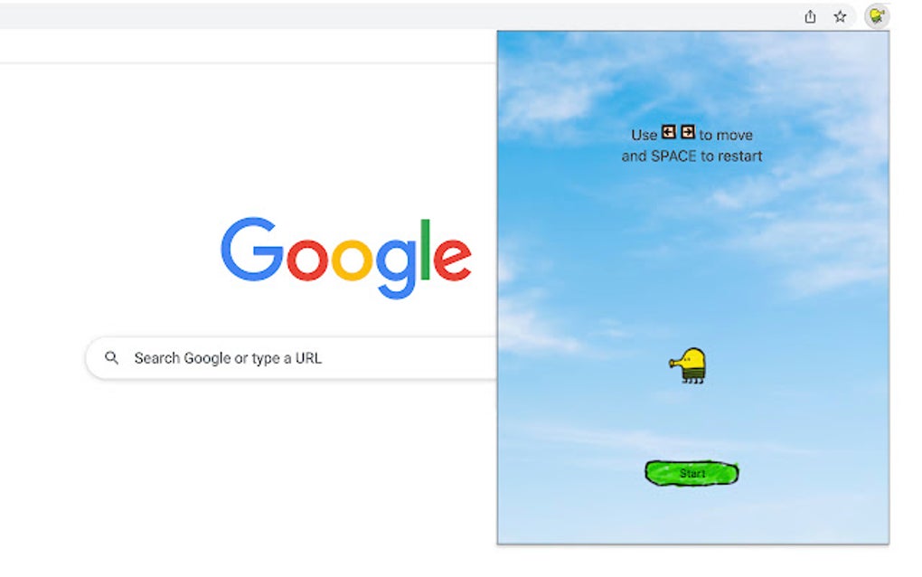 Doodle Jump pour Google Chrome - Extension Télécharger