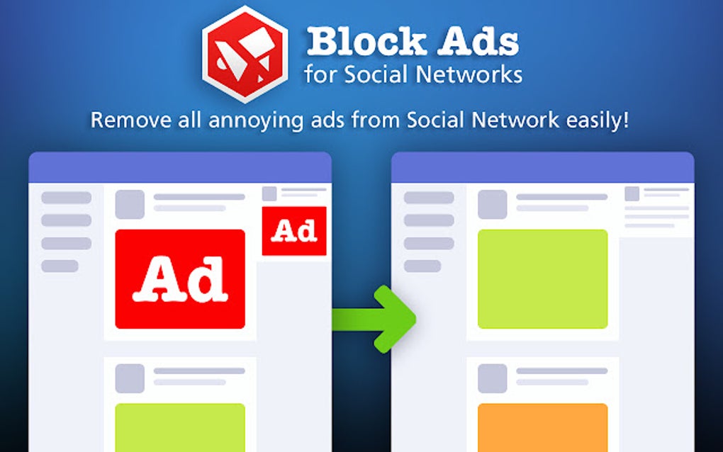 Block Ads for Social Network para Google Chrome - Extensión Descargar