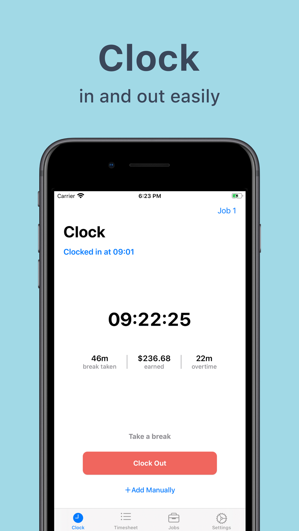 Hours Tracker: Time and Pay para iPhone - Descargar