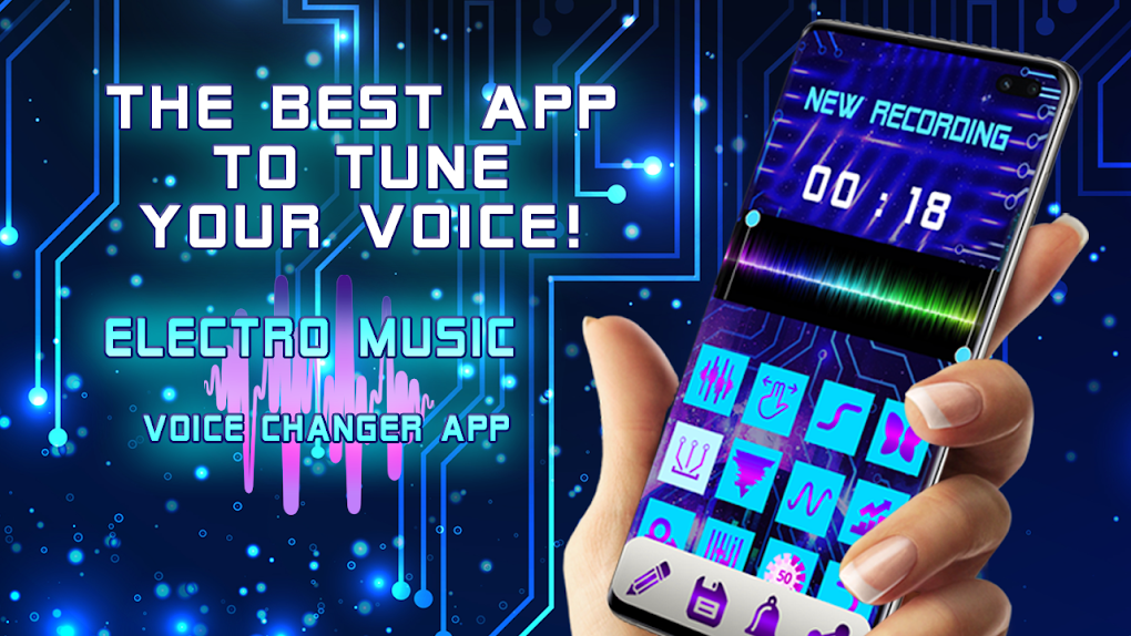 Electro Music Voice Changer App for Android - 無料・ダウンロード