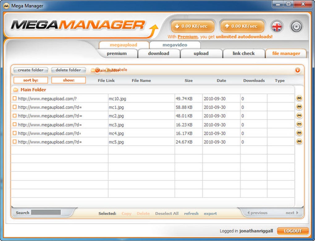 Mega Manager - Télécharger