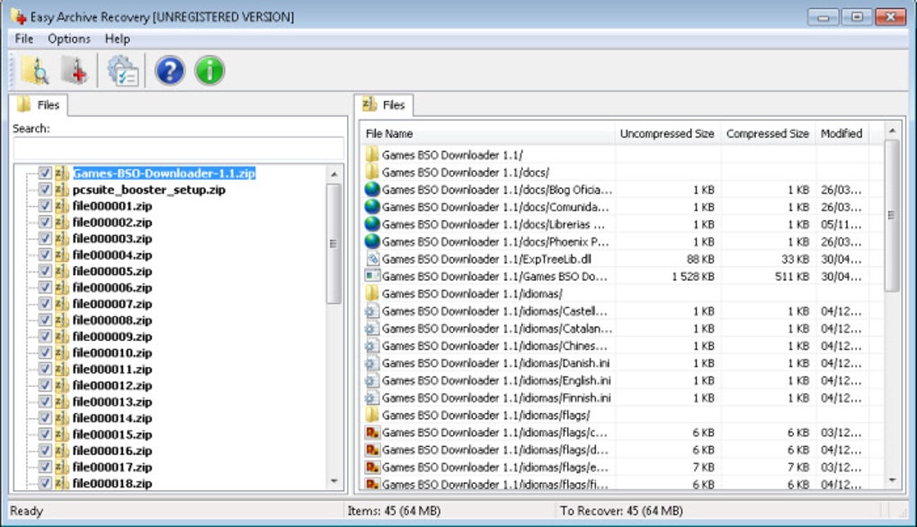 Easy Archive Recovery - Download
