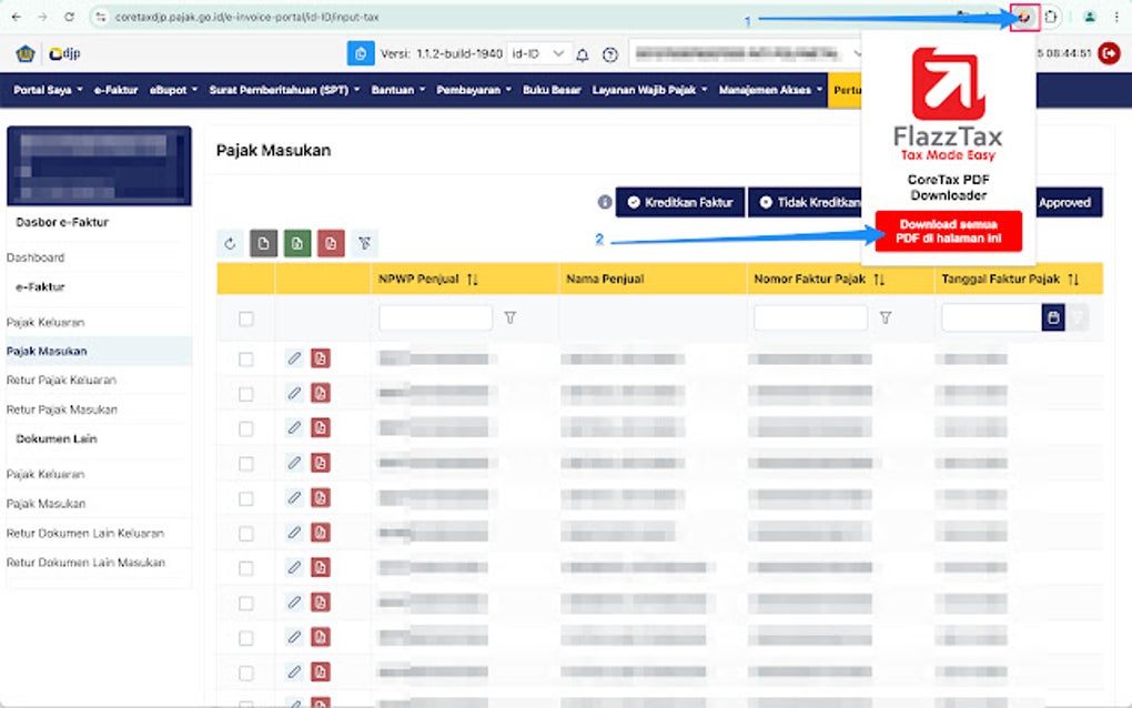 CoreTax PDF Downloader for Google Chrome - Extension Download
