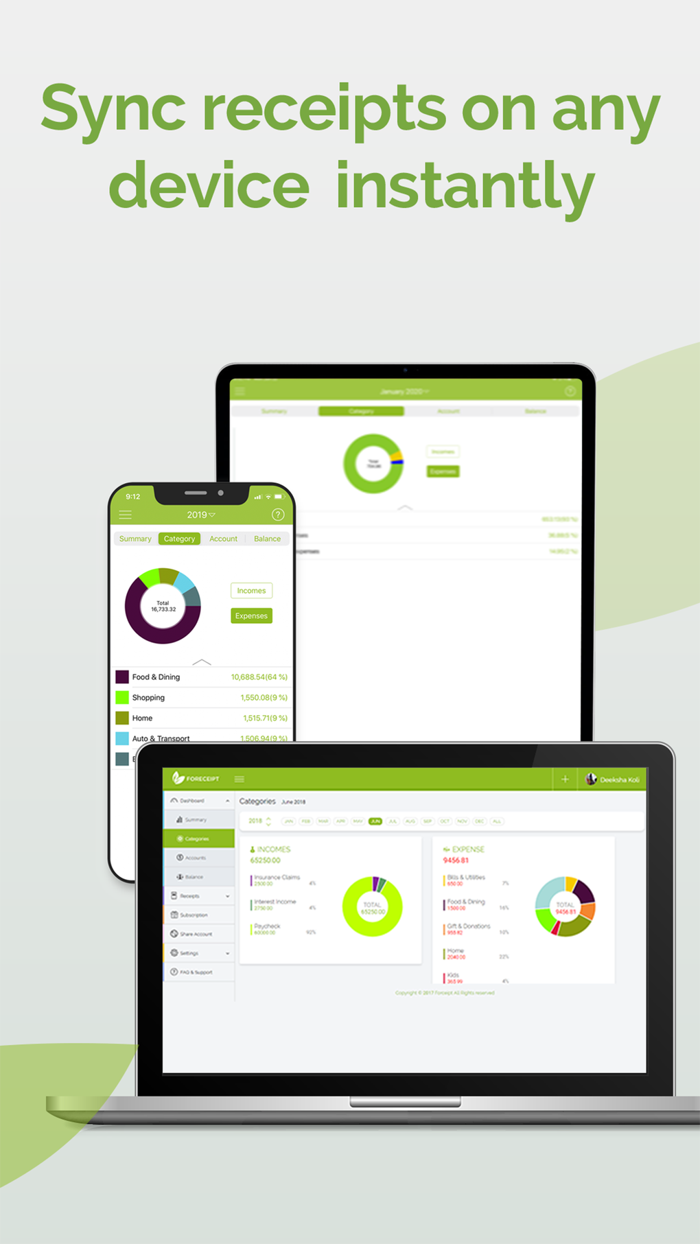 Foreceipt Receipt Tracker App for iPhone - Download