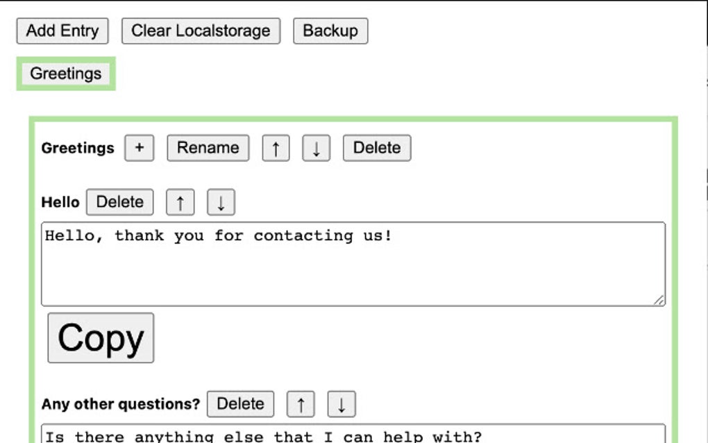 Chat Template Wizard | Beta cho Google Chrome - Tiện ích mở rộng Tải về