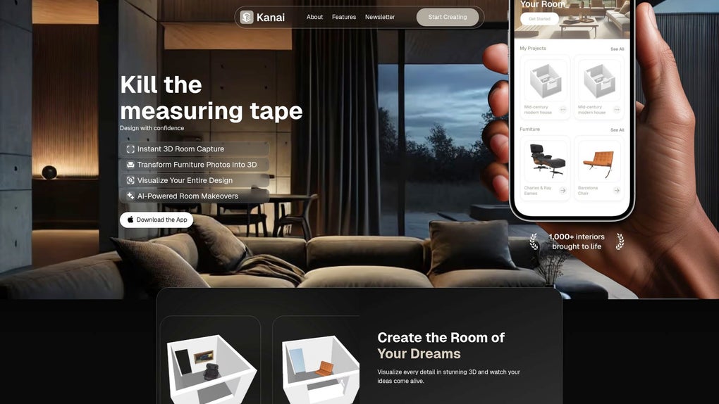 AI 디자인를 위한 Kanai - 리뷰, 기능 및 사용 사례