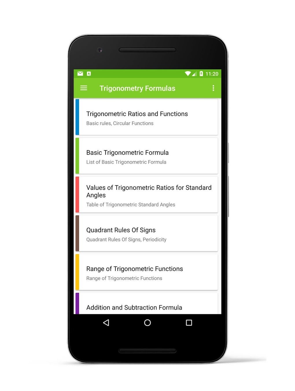 Android 용 All Trigonometry Formulas - 다운로드 Android 용 All Trigonometry Formulas - 다운로드