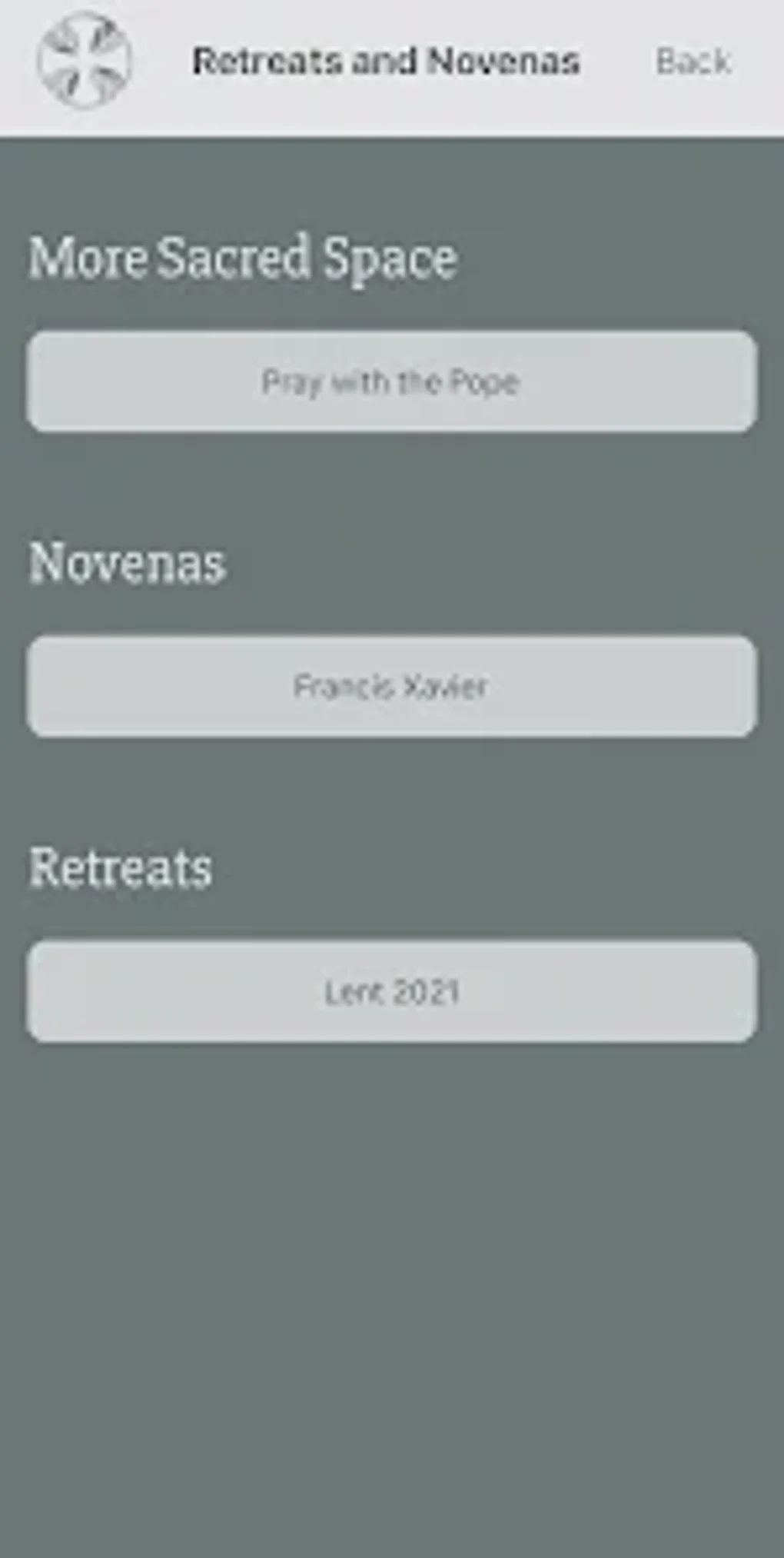 Sacred Space for Android - Download