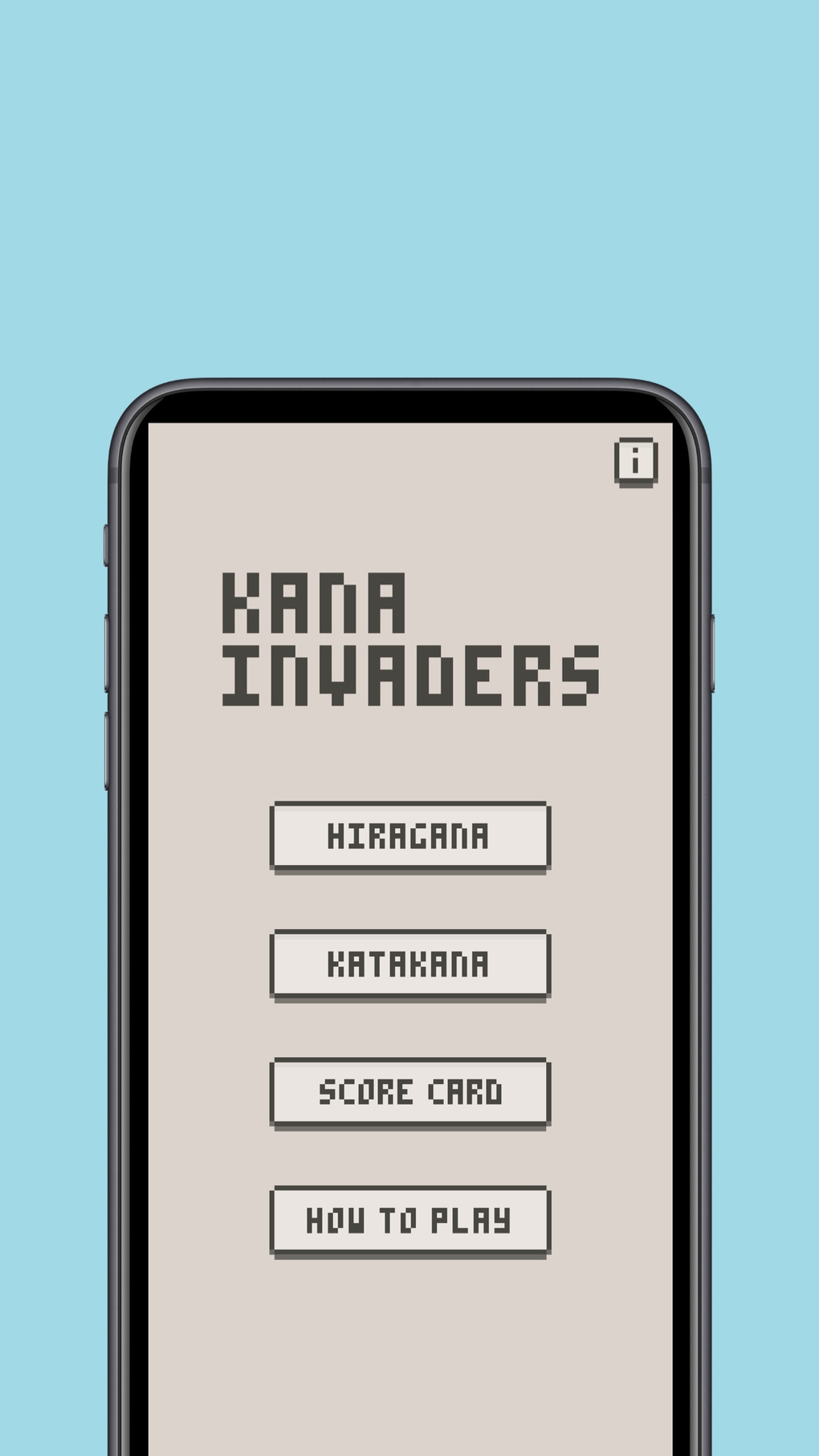 Kana Invaders for iPhone - Download