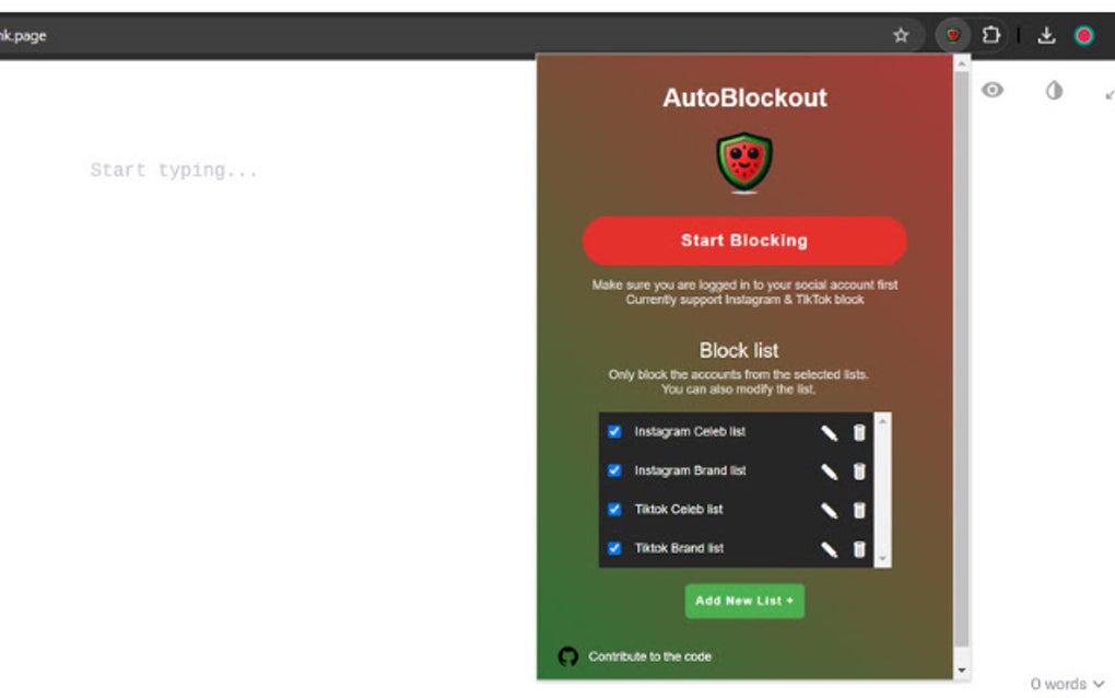 AutoBlockout for Google Chrome - Extension Download