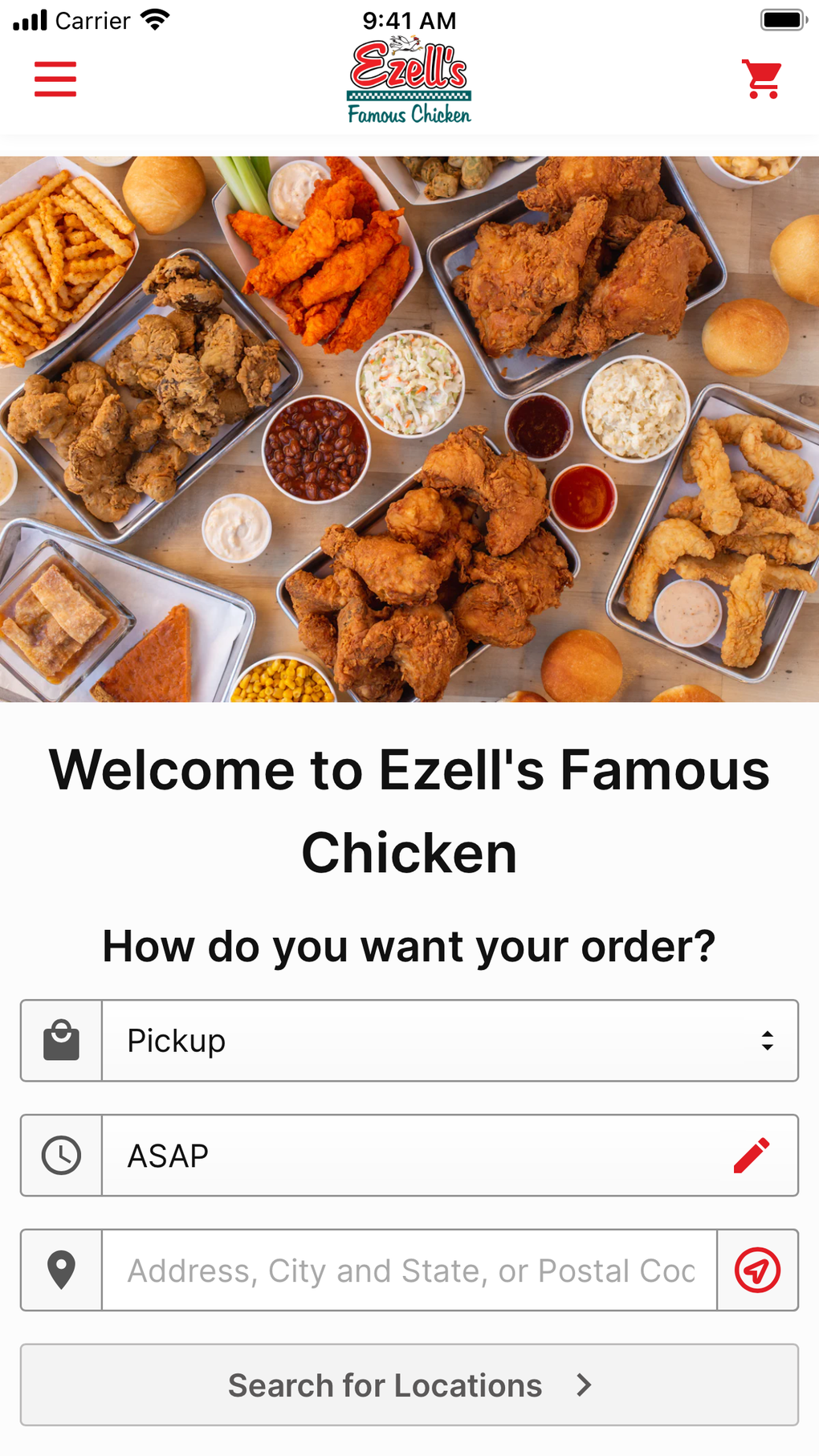Ezells Famous Chicken for iPhone - Download