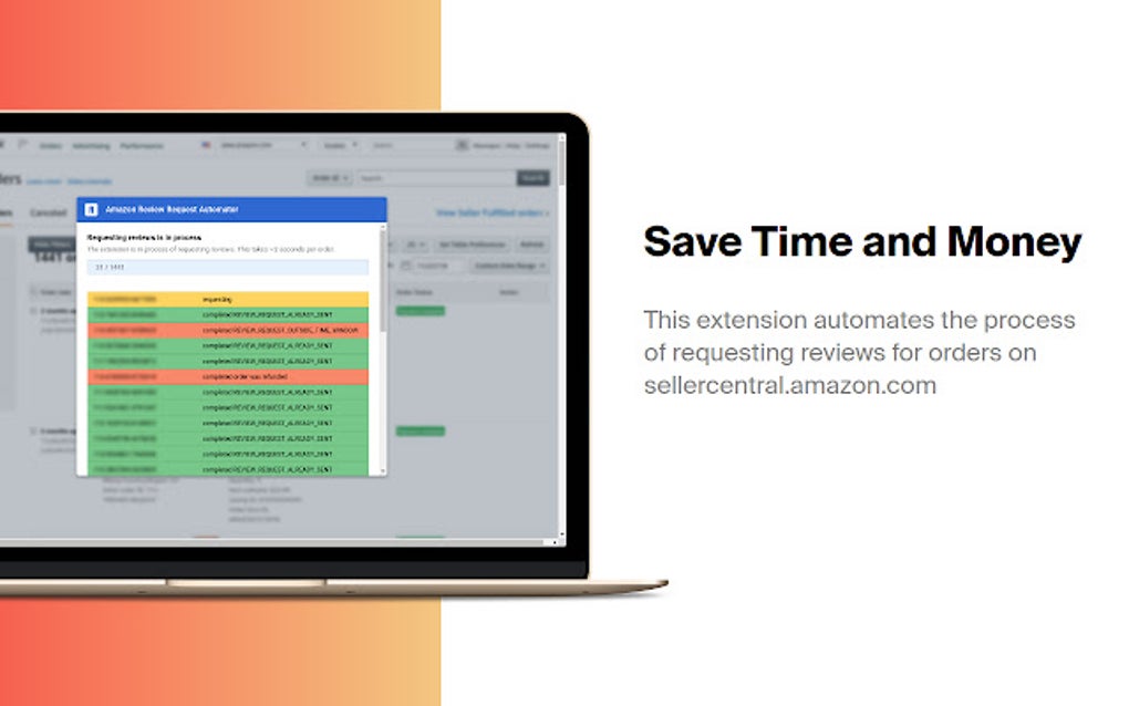 Amazon Review Request Automator para Google Chrome - Extensión Descargar