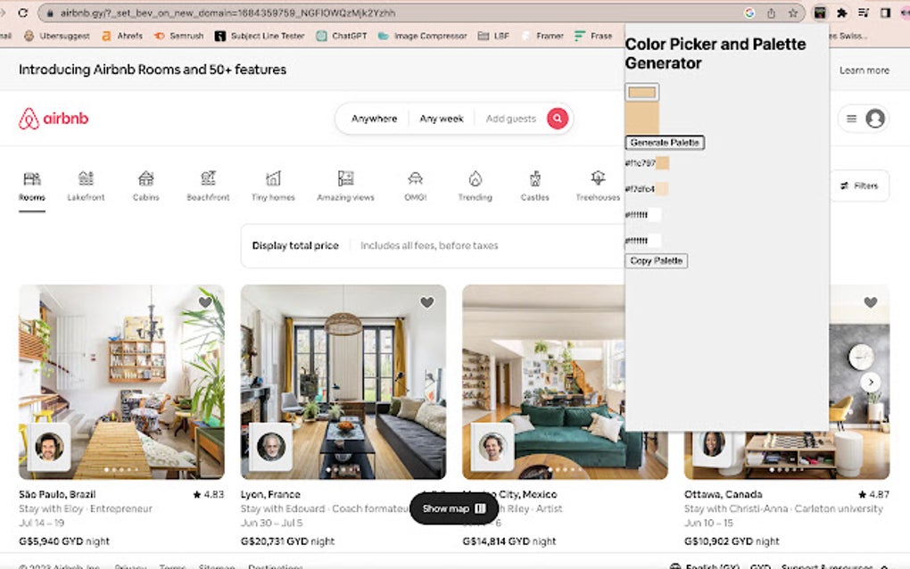 Color Picker and Palette Generator Google Chrome 용 - 확장 프로그램 다운로드