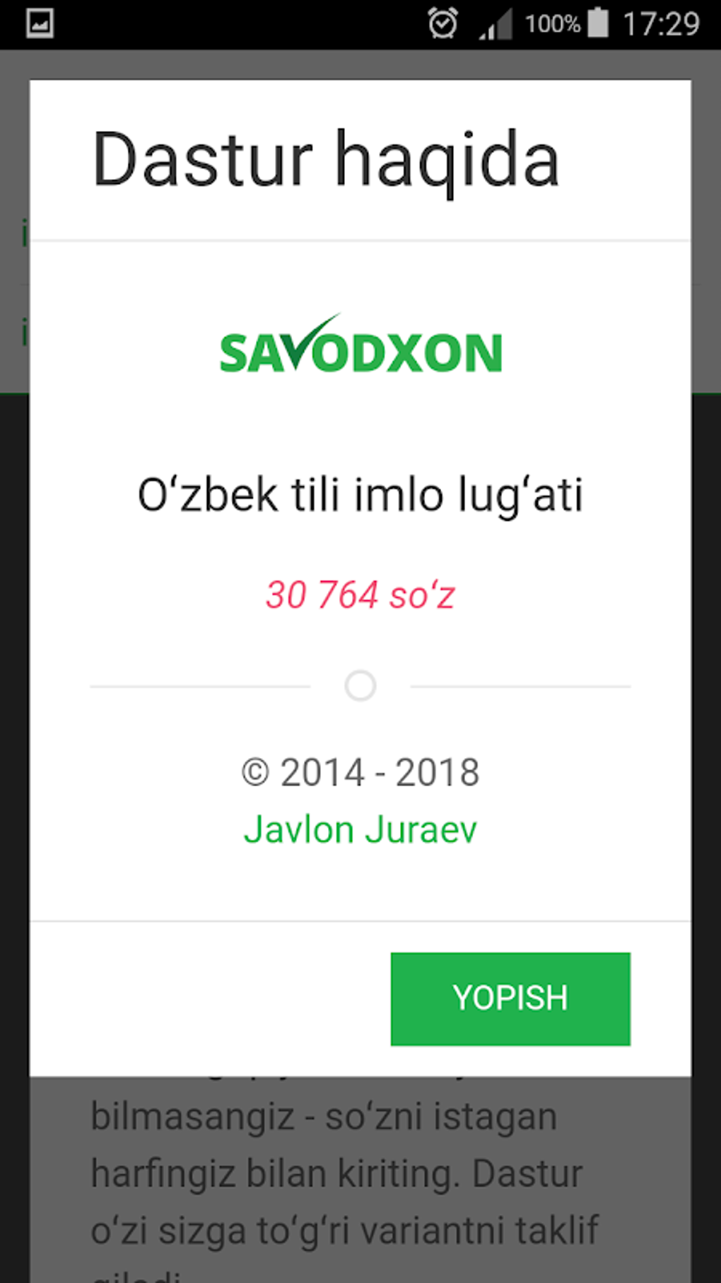 Imlo lug'ati | Имло луғати APK per Android - Download