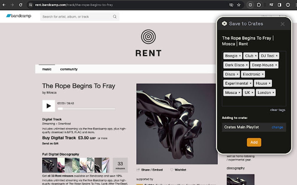 Save to Crates for Google Chrome - Extension Download